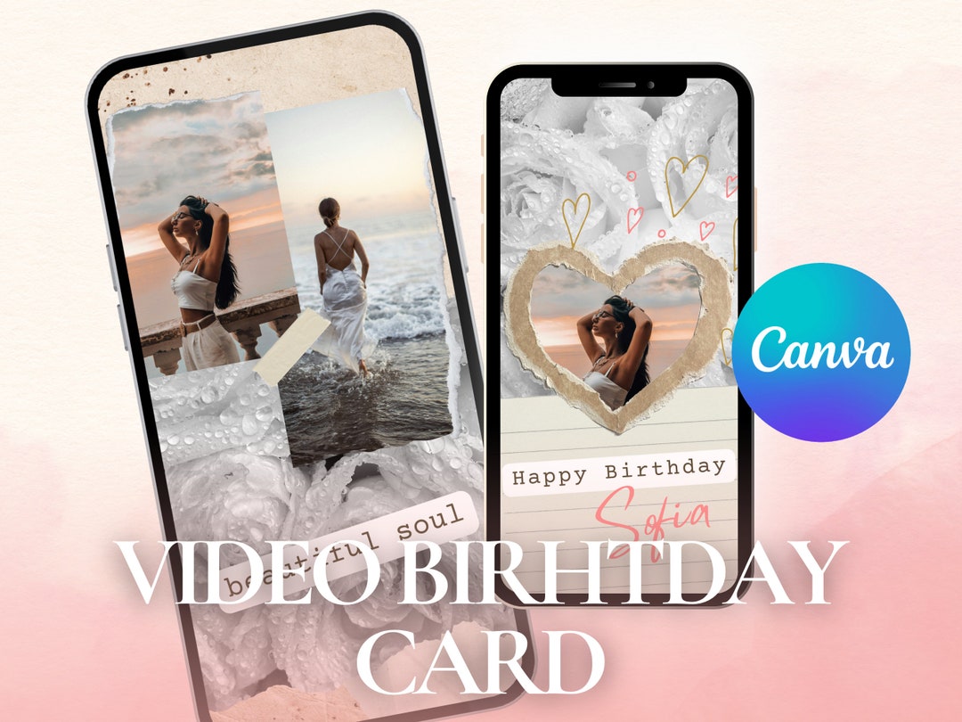 Animated Birthday Card, Video Card, Digital Video Birthday Card ...
