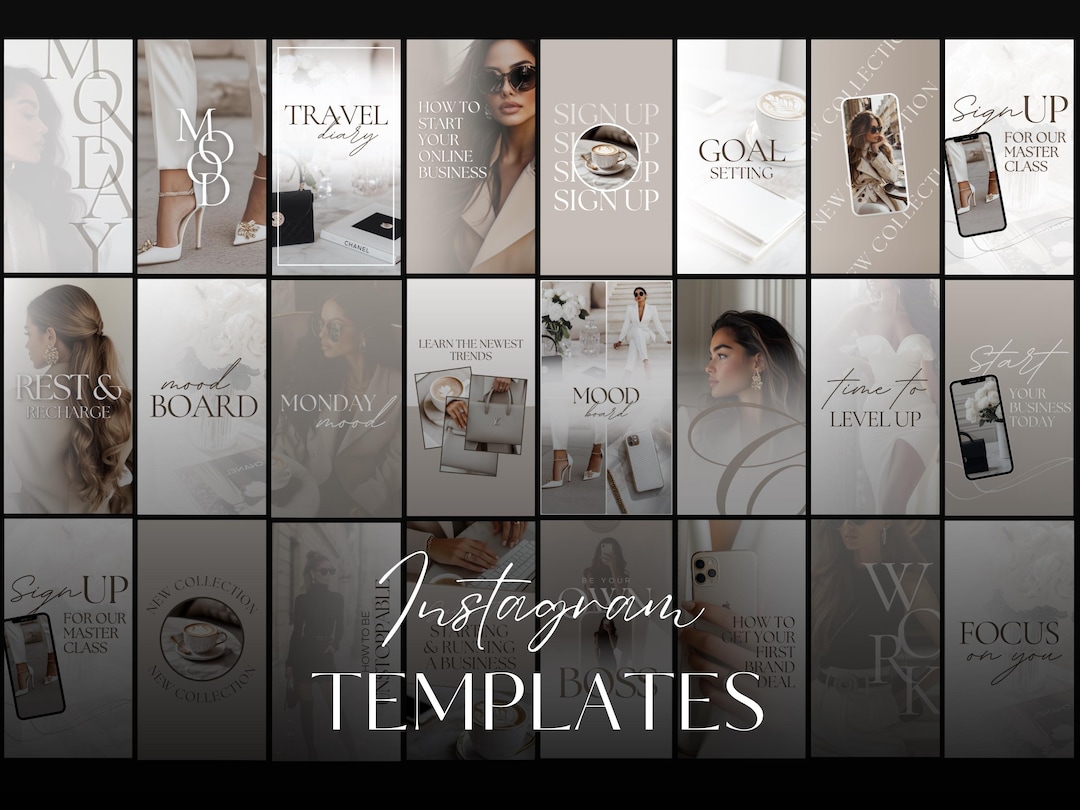 Instagram Templates, Editable Instagram Templates,aesthetic, Instagram ...