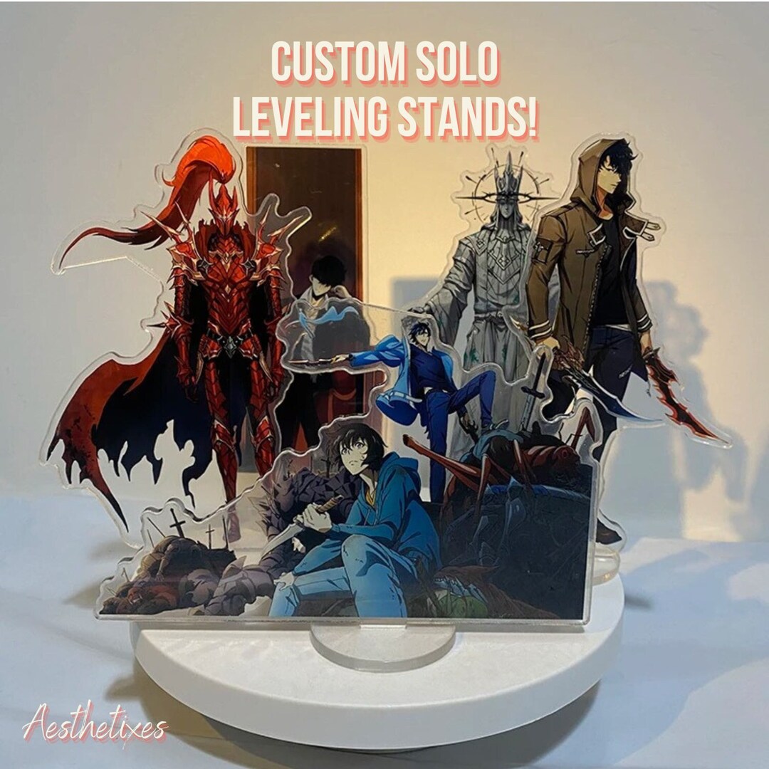 Custom Solo Leveling Acrylic Desktop Stand All Iconic Characters From ...