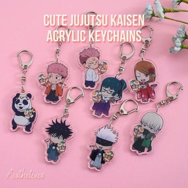 Cute Anime Keychains - Etsy
