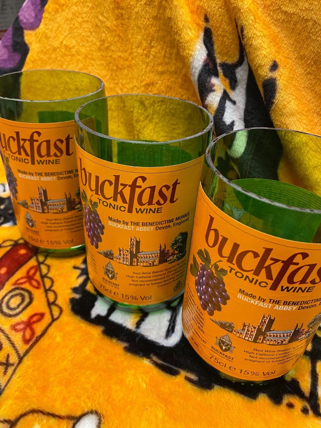 Buckfast Bottle Drinking Glass - Free Postage - Gift Bag Option - - Etsy