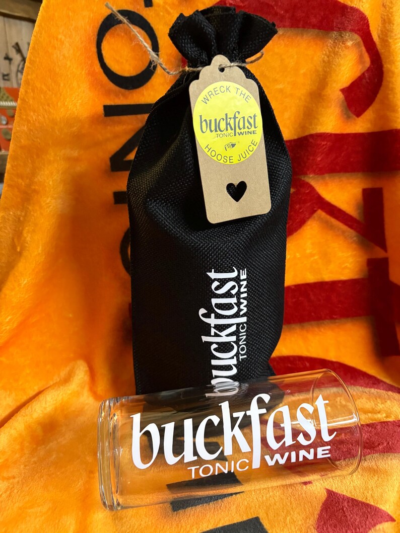 Buckfast Tumbler Glass - Free Postage | Gift Bag Option - Etsy UK