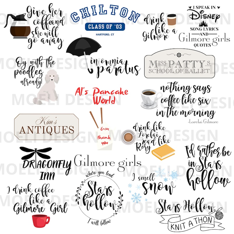 Gilmore Girl Svg - Etsy