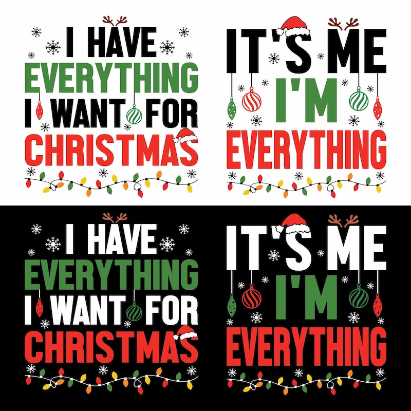 I Have Everything I Want for Christmas Svg - Etsy