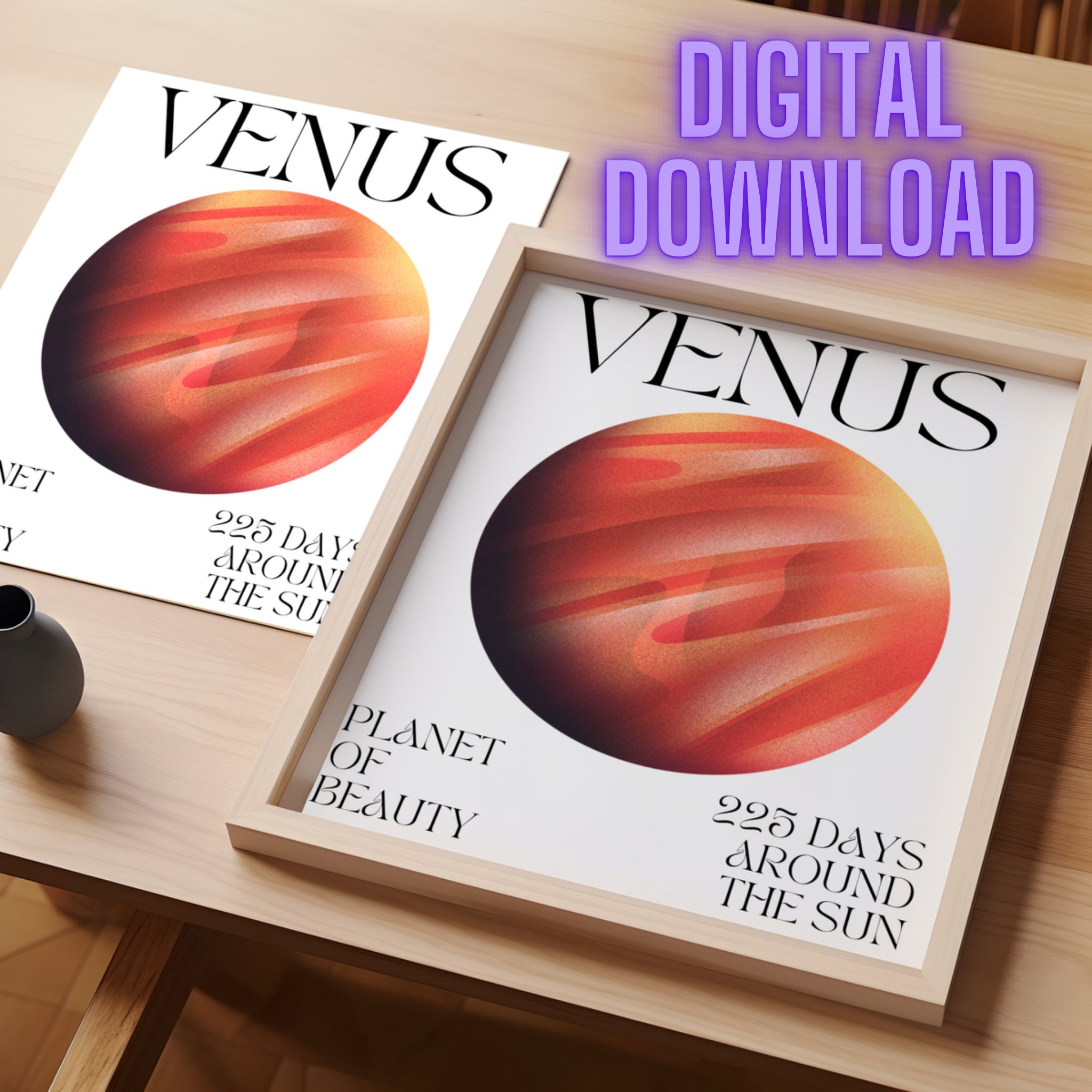 Venus Minimalist Print Digital Download, Venus, Venus Print, Venus ...
