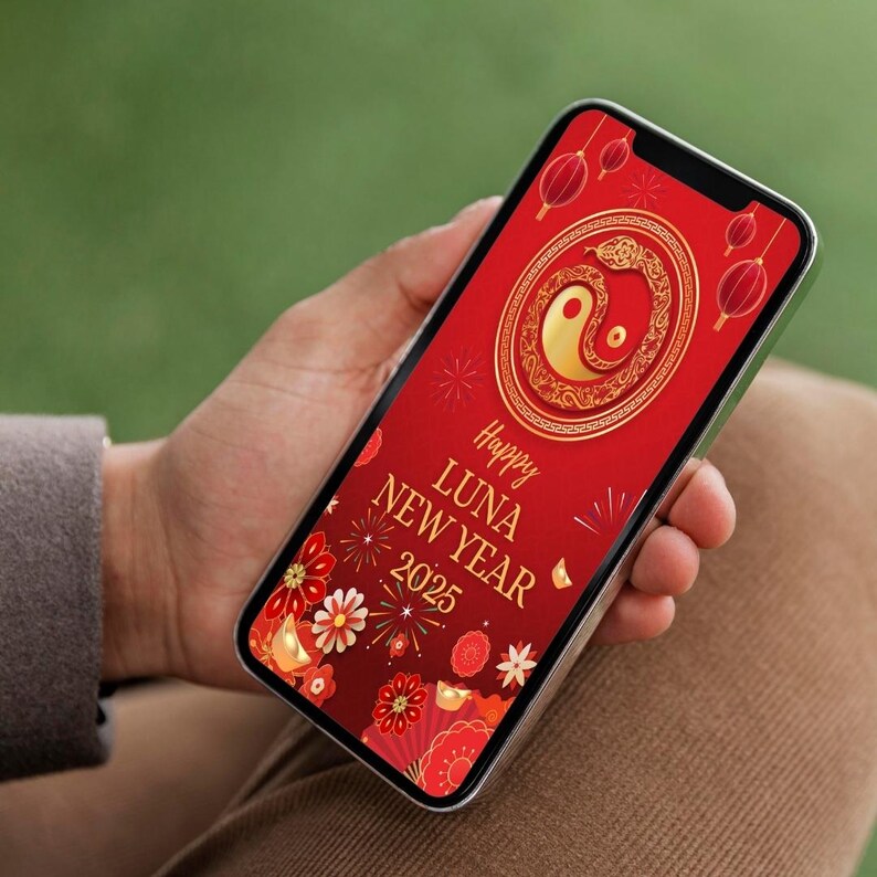 Personalized Animated Chinese New Year 2025 E-card – Festive Holiday ...