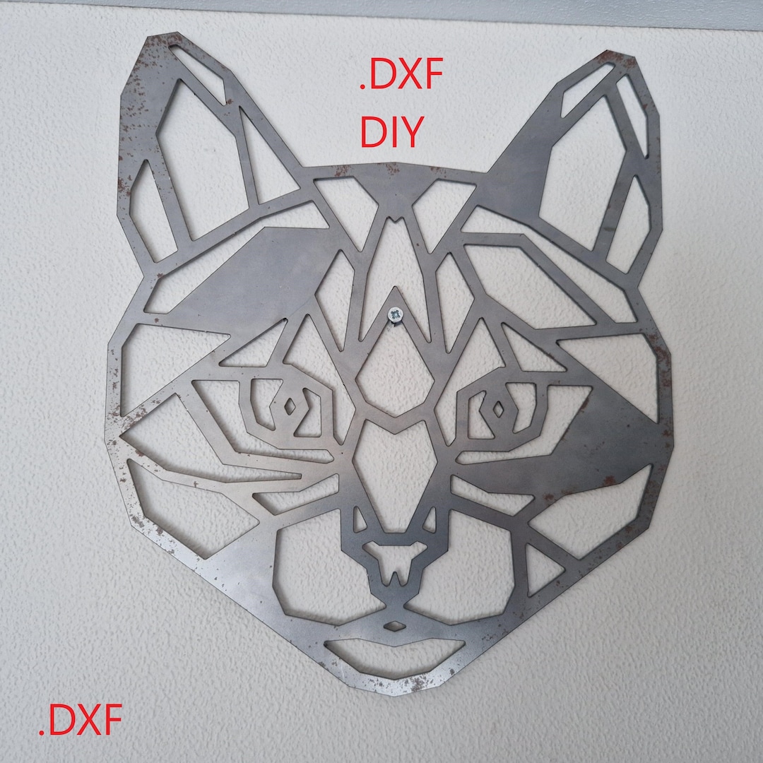 Cat .DXF File, Do It Yourself, Lasercut - Etsy