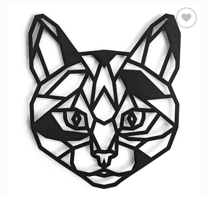 Cat .DXF File, Do It Yourself, Lasercut - Etsy