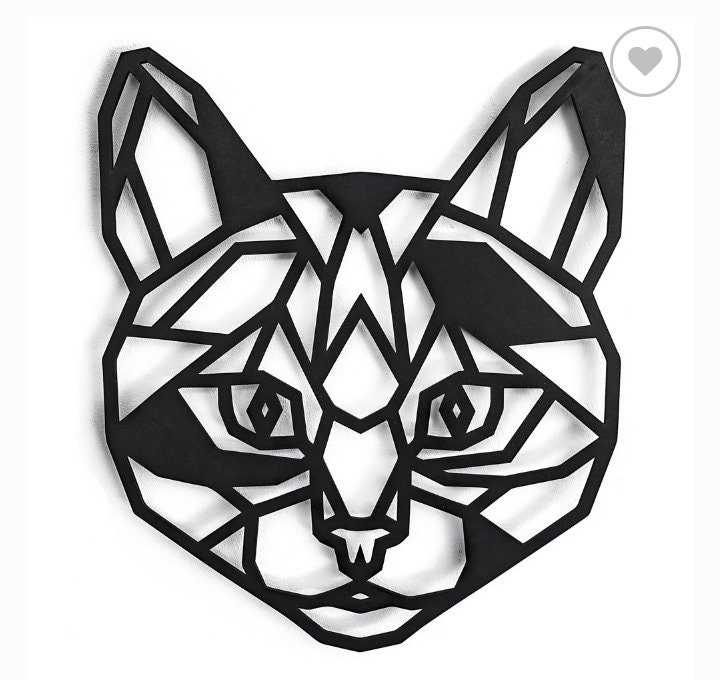 Cat .DXF File, Do It Yourself, Lasercut - Etsy