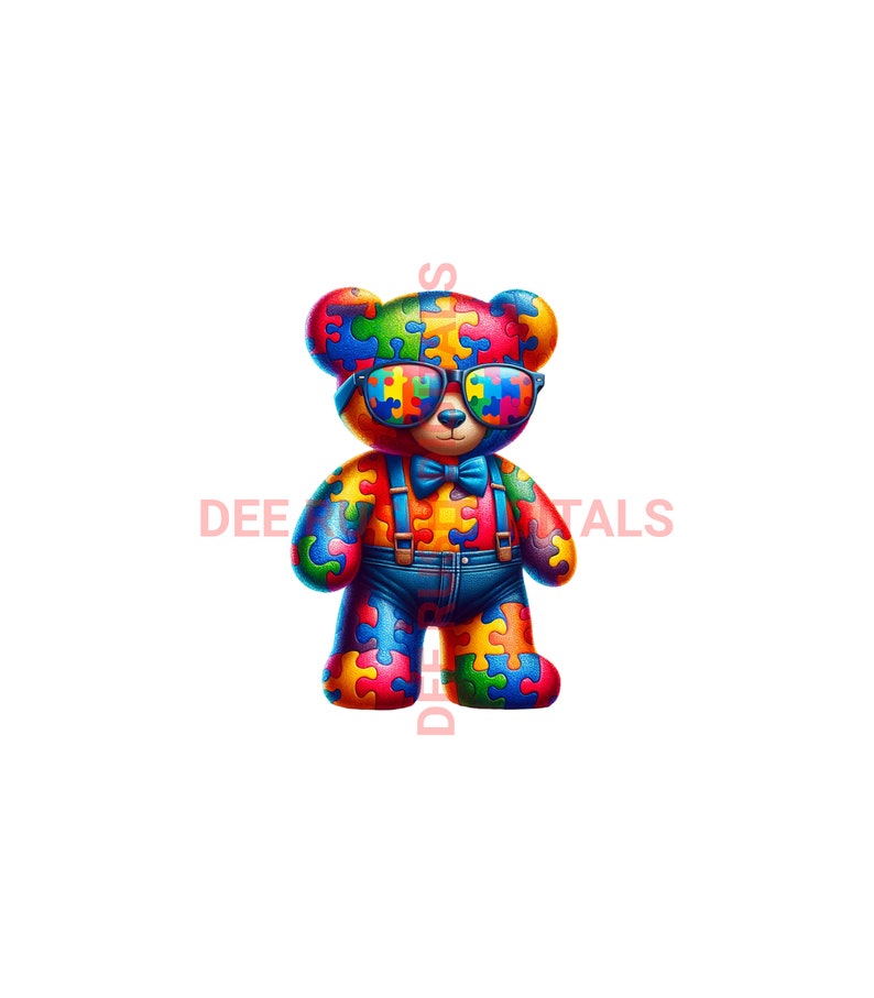 Autism Teddy Bear Png Bundle Teddy Bear Bundle Png Bear Bundle Png ...