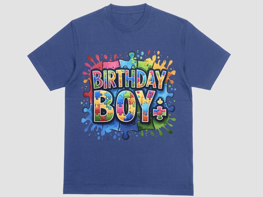Autism Birthday Png, Autism Boy Birthday Png, Autism Birthday, Birthday ...