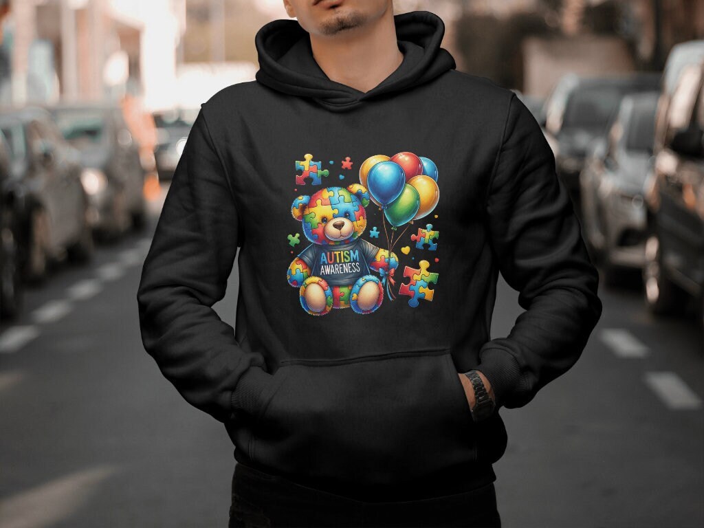 Autism Teddy Png, Autism Bear Png, Autism Awareness Teddy Png, Teddy ...