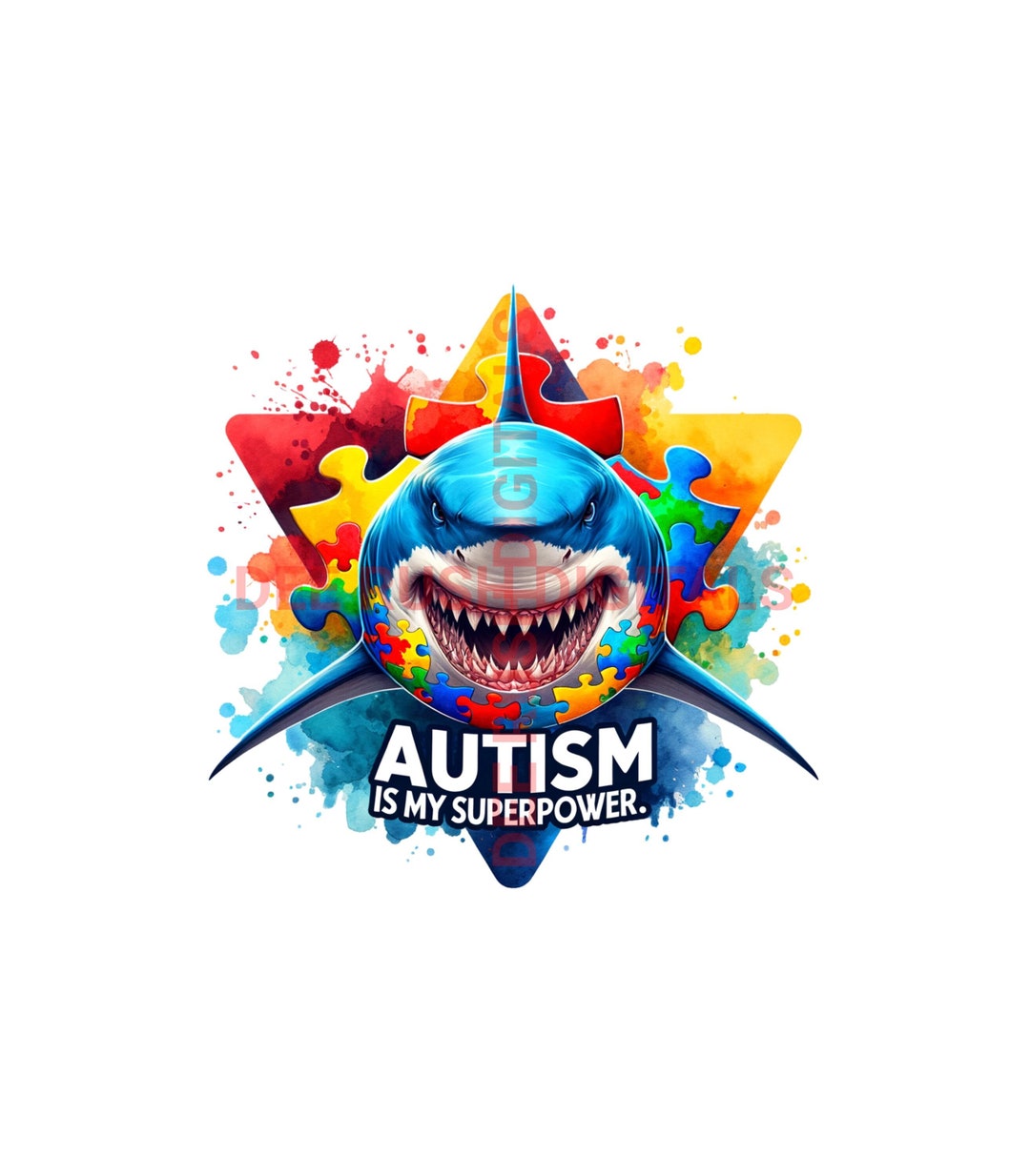 Autism is My Superpower Png, Autism Shark, Autism Shark Png, Autism ...