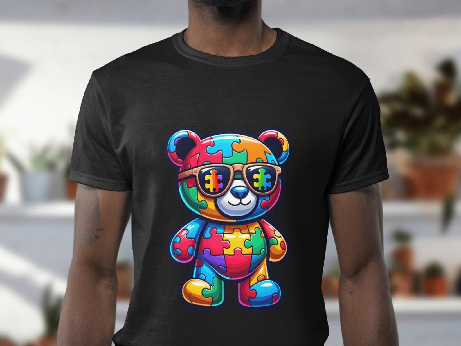 Autism Teddy Png, Autism Bear Png, Autism Awareness Teddy Png, Teddy ...