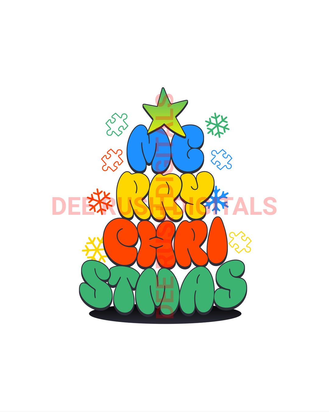 Autism Awareness Christmas Png, Autism Christmas, Autism Merry ... Autism Awareness Christmas Png, Autism Christmas, Autism Merry ...