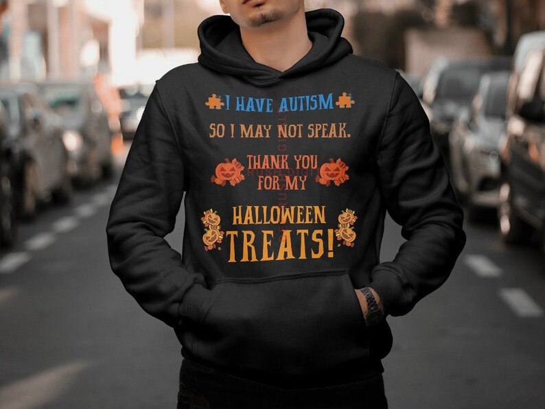 Autism Kids Halloween Png - Autism Halloween Bag Png - Autism Halloween ...