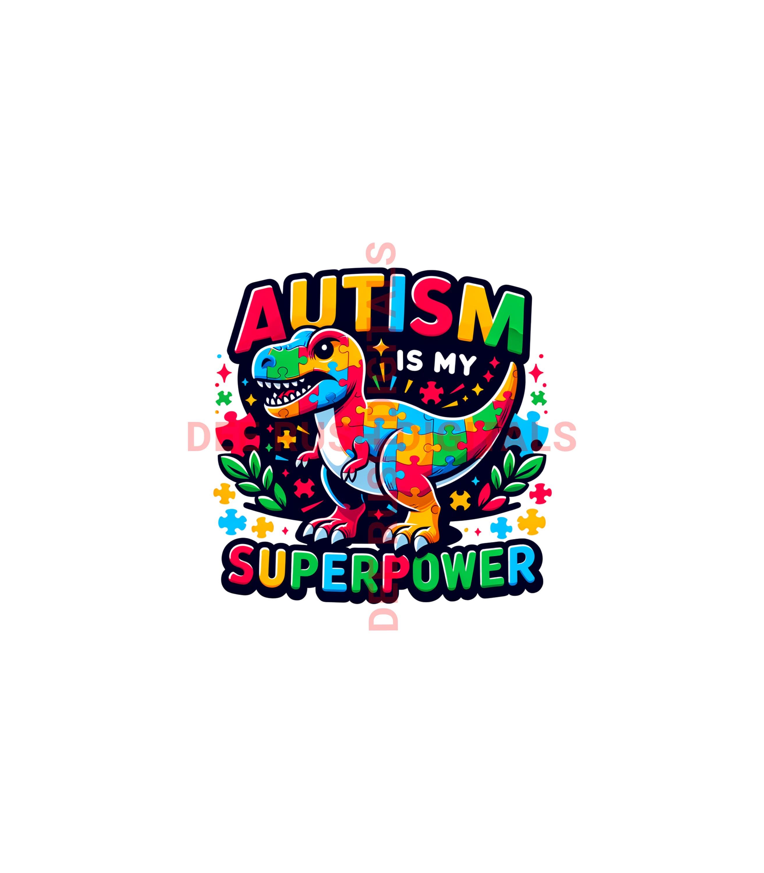 Autism is My Superpower Png Bundle, Autism Awareness Sublimation Design ...