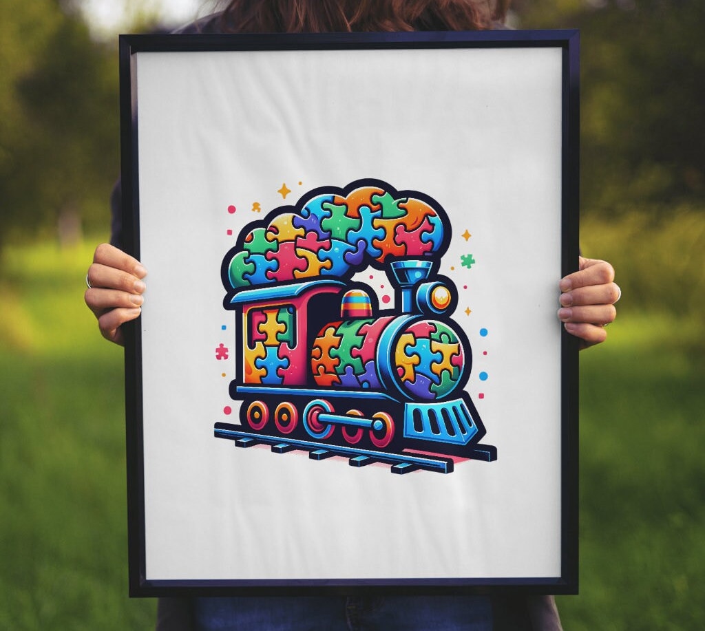 Autism Puzzle Train Png Autism Train Png Train Autism Awareness Png ...