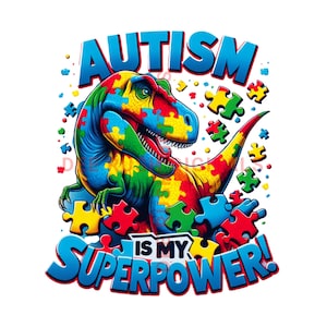 Autism Puzzle Pieces Rainbow Background - Etsy