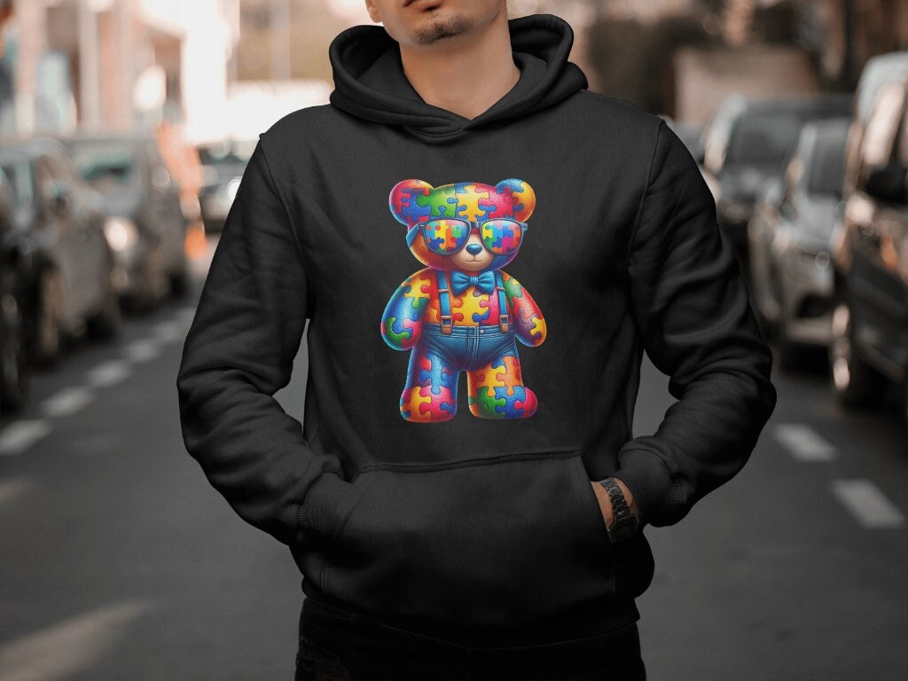 Autism Teddy Bear Png Autism Teddy Bear Puzzle Pattern Autism Bear ...