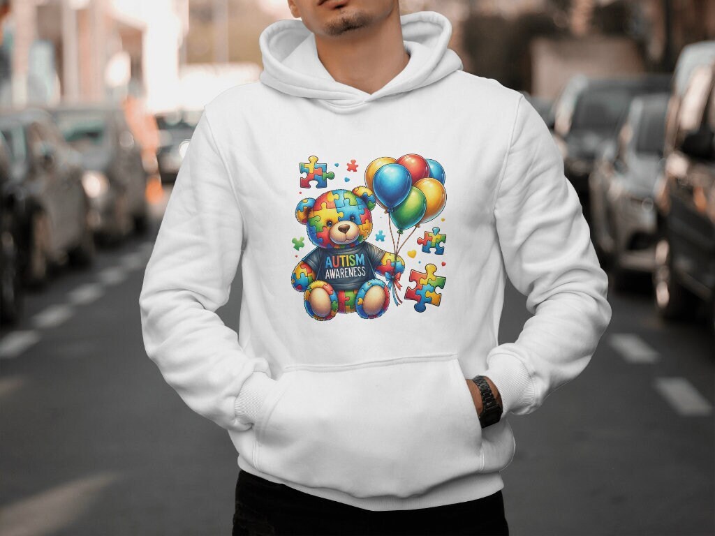 Autism Teddy Png, Autism Bear Png, Autism Awareness Teddy Png, Teddy ...