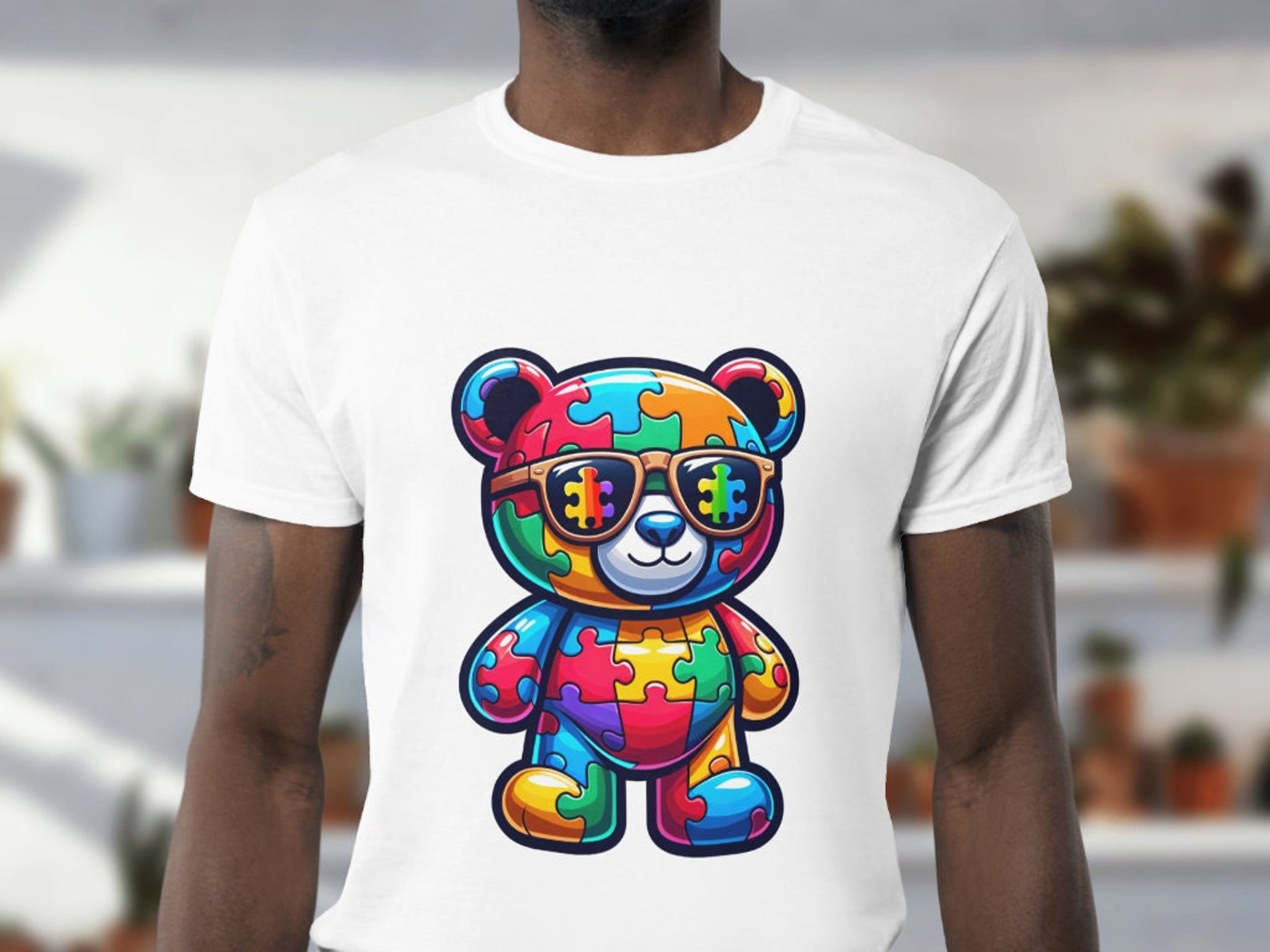Autism Teddy Png, Autism Bear Png, Autism Awareness Teddy Png, Teddy ...