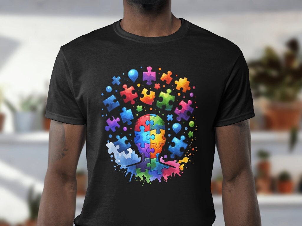Autism Puzzle Pieces Digital Download PNG Autism Neurodiversity Puzzle ...