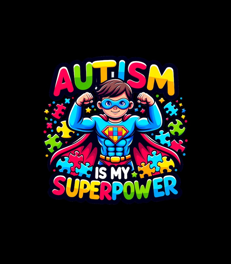 Autism is My Superpower Png Bundle Autism is My Super Power Png Digital ...