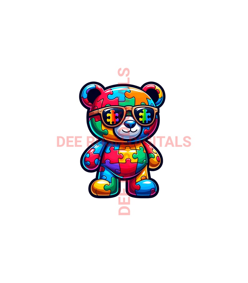 Autism Teddy Bear Png Bundle Teddy Bear Bundle Png Bear Bundle Png ...