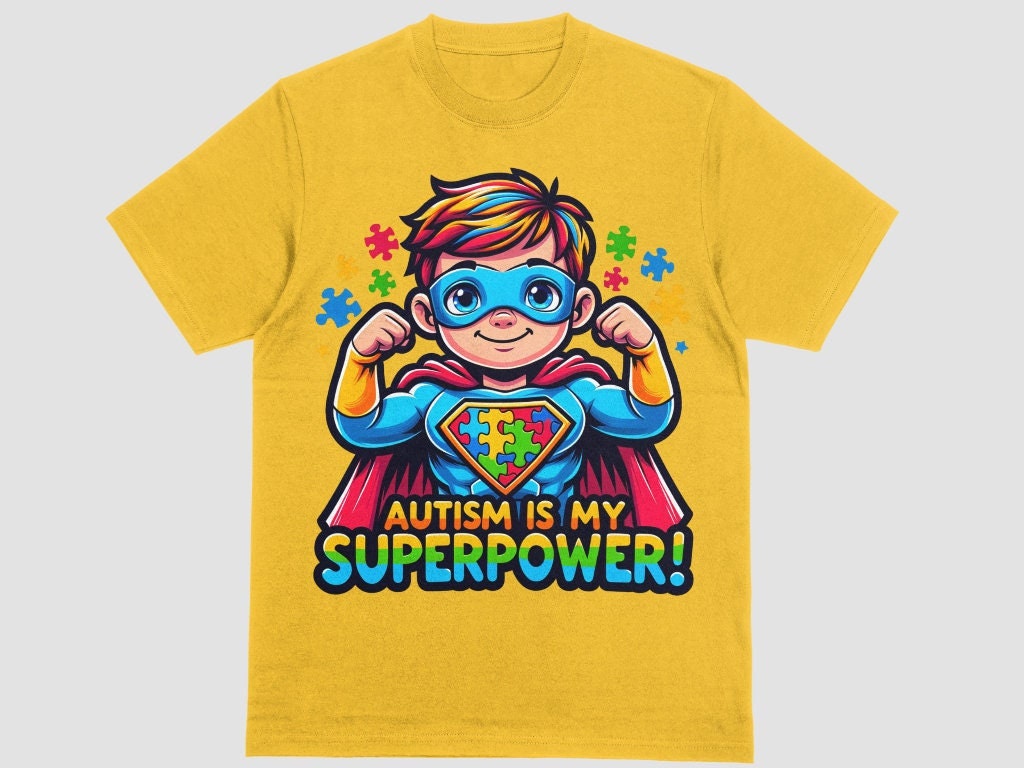 Autism is My Superpower Png, Autism Superhero Png, Autism Boy Png ...