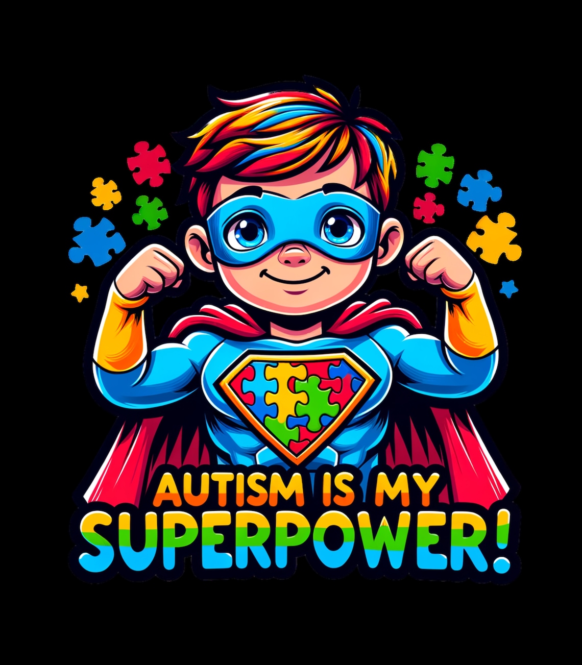 Autism is My Superpower Png Bundle Autism is My Super Power Png Digital ...