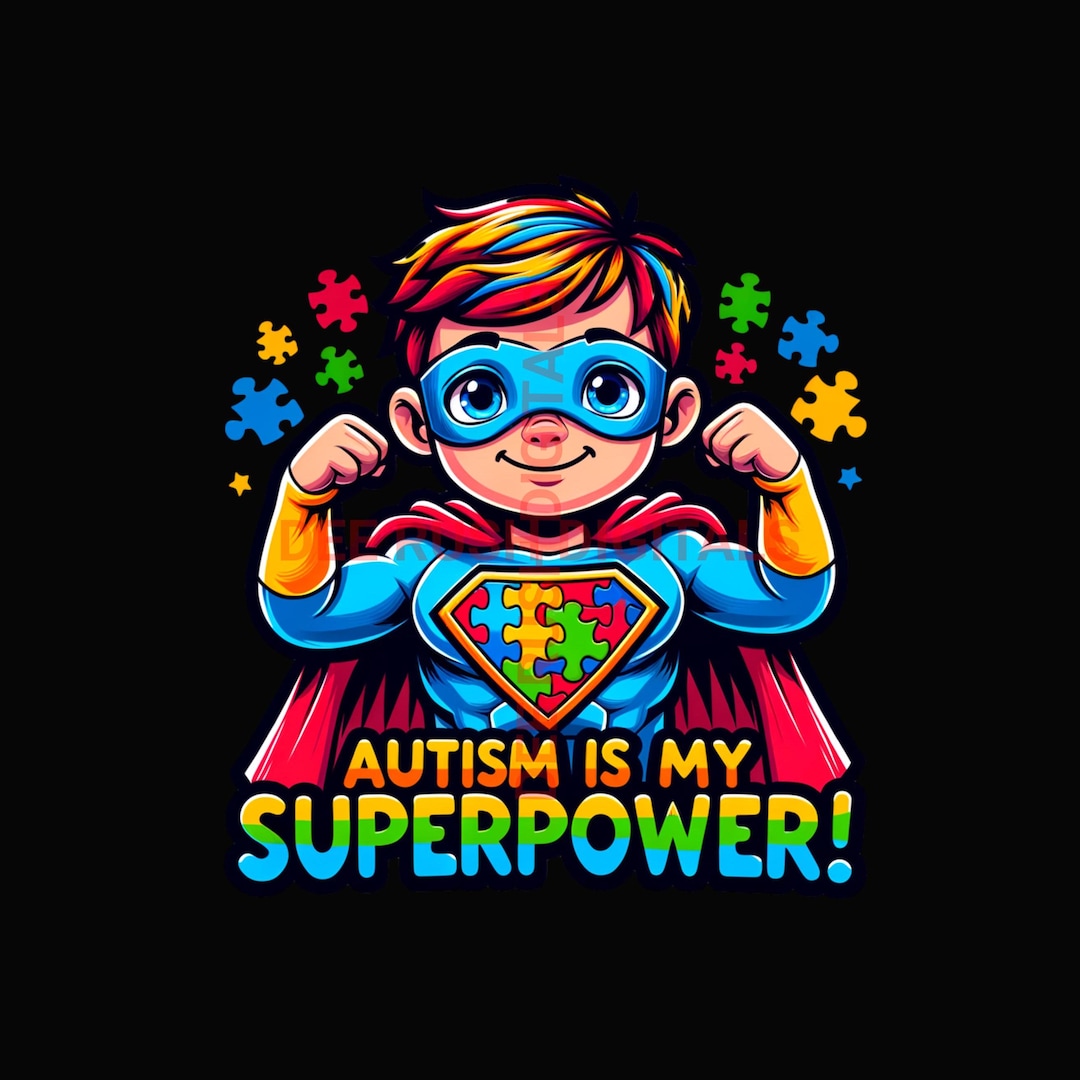 El autismo es mi superpoder png, Superhéroe del autismo png, Descargas ...