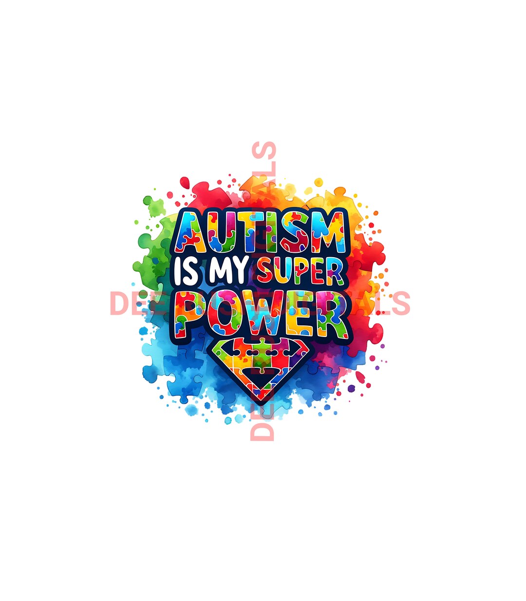 Autism is My Superpower PNG: Superhero Puzzle Design (digital Download ...