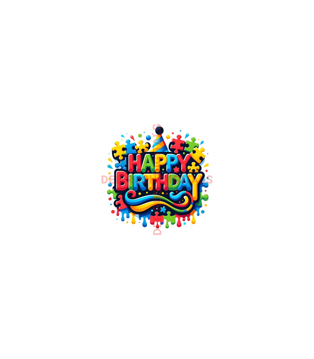 Autism Birthday Png Autism Party Invite Png Autism Boy Birthday Png ...