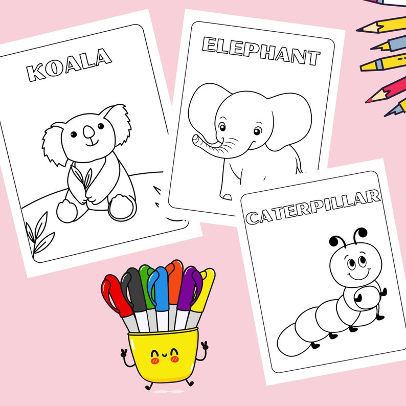 Children,20 Printable Coloring Pages for Preschoolers,simple Coloring ...