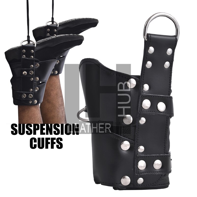 Leather Suspension Cuffs - Etsy