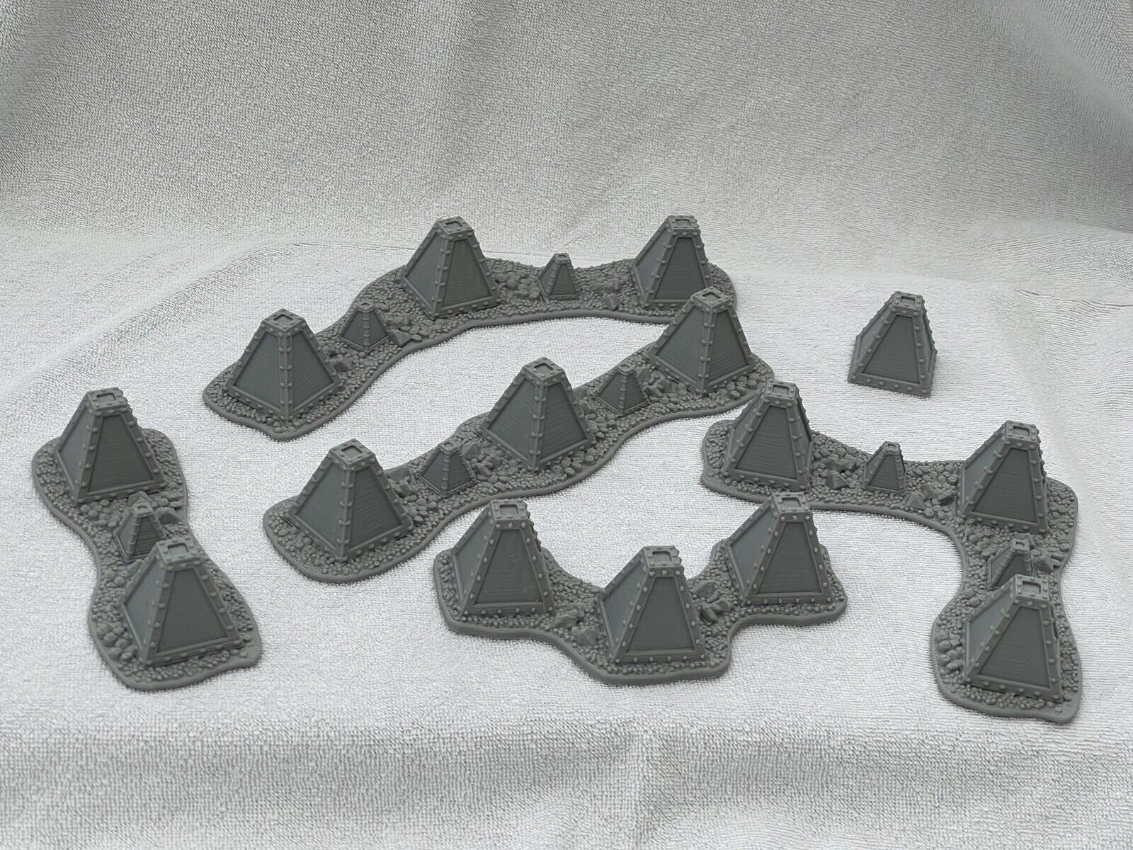6 Pack of Tank Traps Dragons Teeth Terrain Scenery Warhammer 40k - Etsy