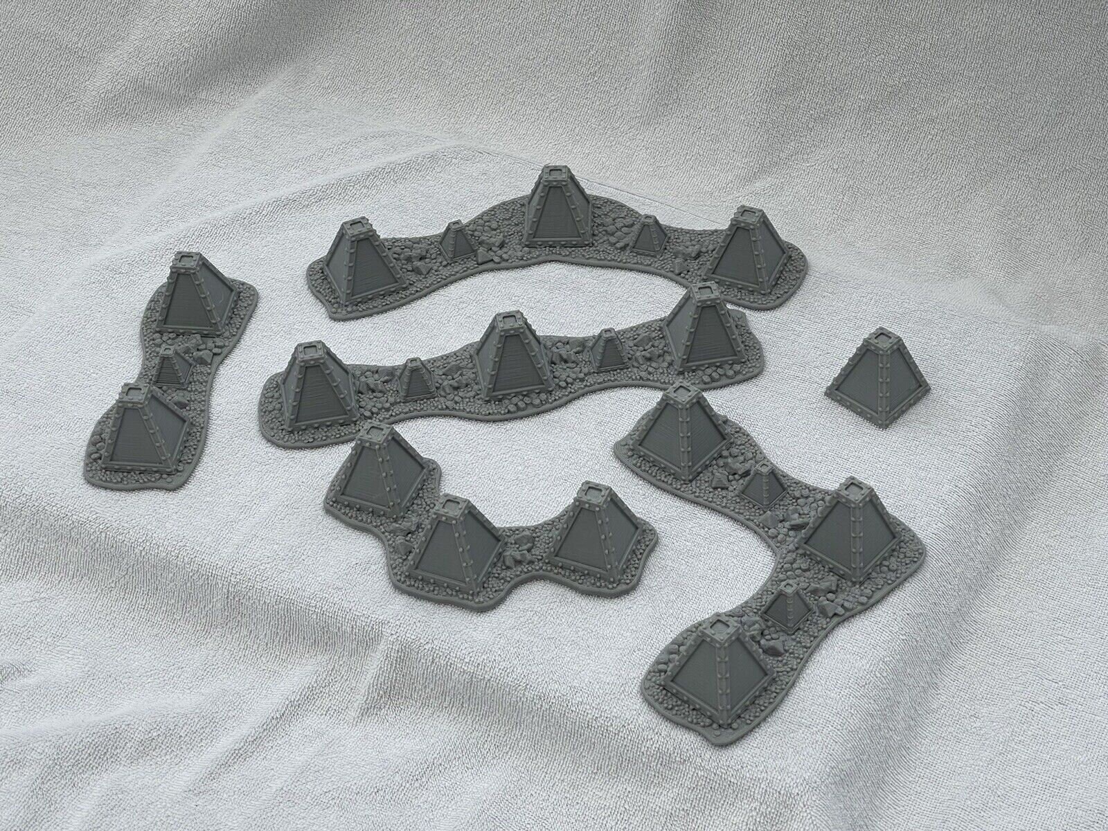 6 Pack of Tank Traps Dragons Teeth Terrain Scenery Warhammer 40k - Etsy