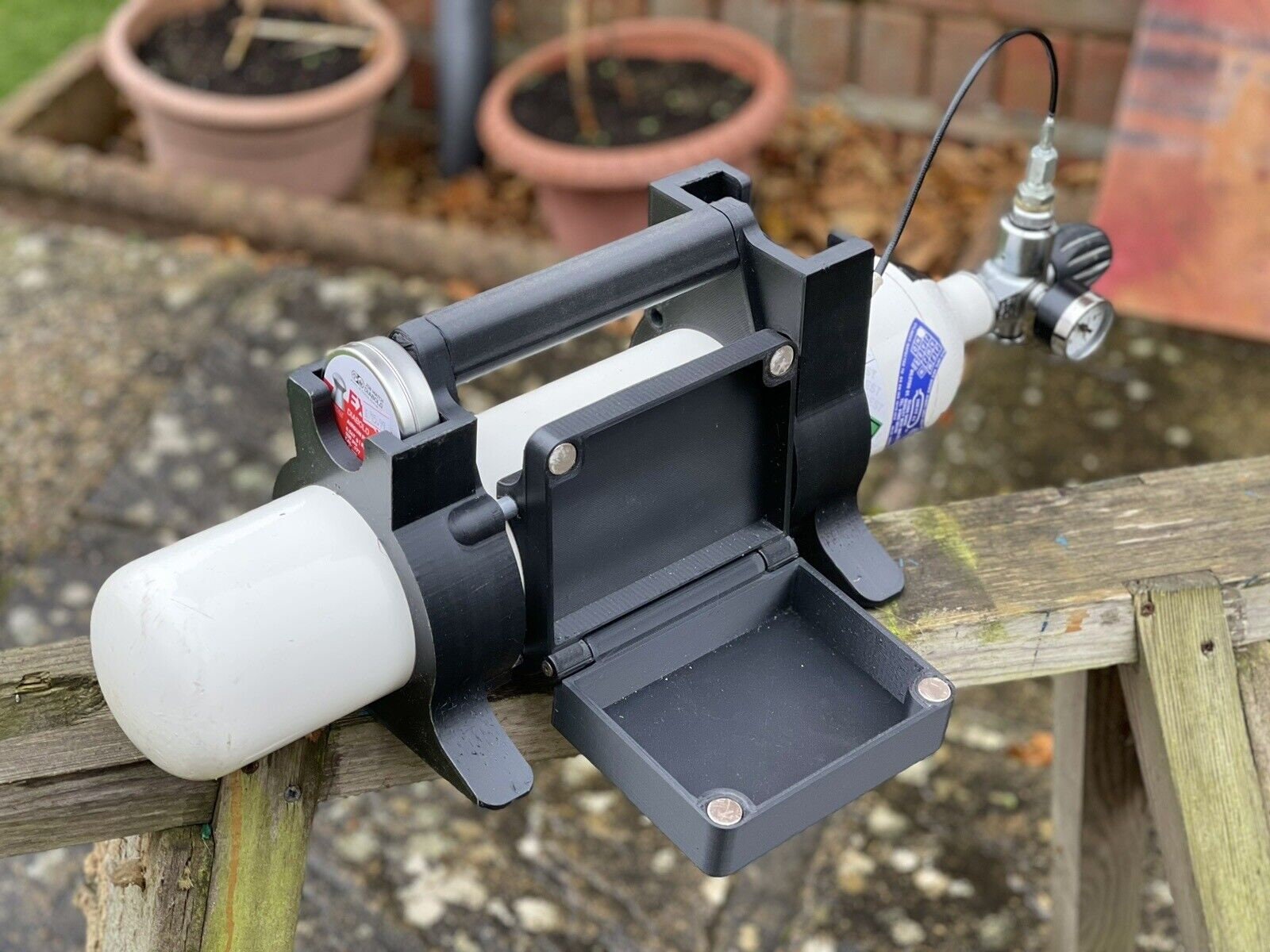 Air Rifle Bottle and Pellet Carrier With Holder for Accessories in ...