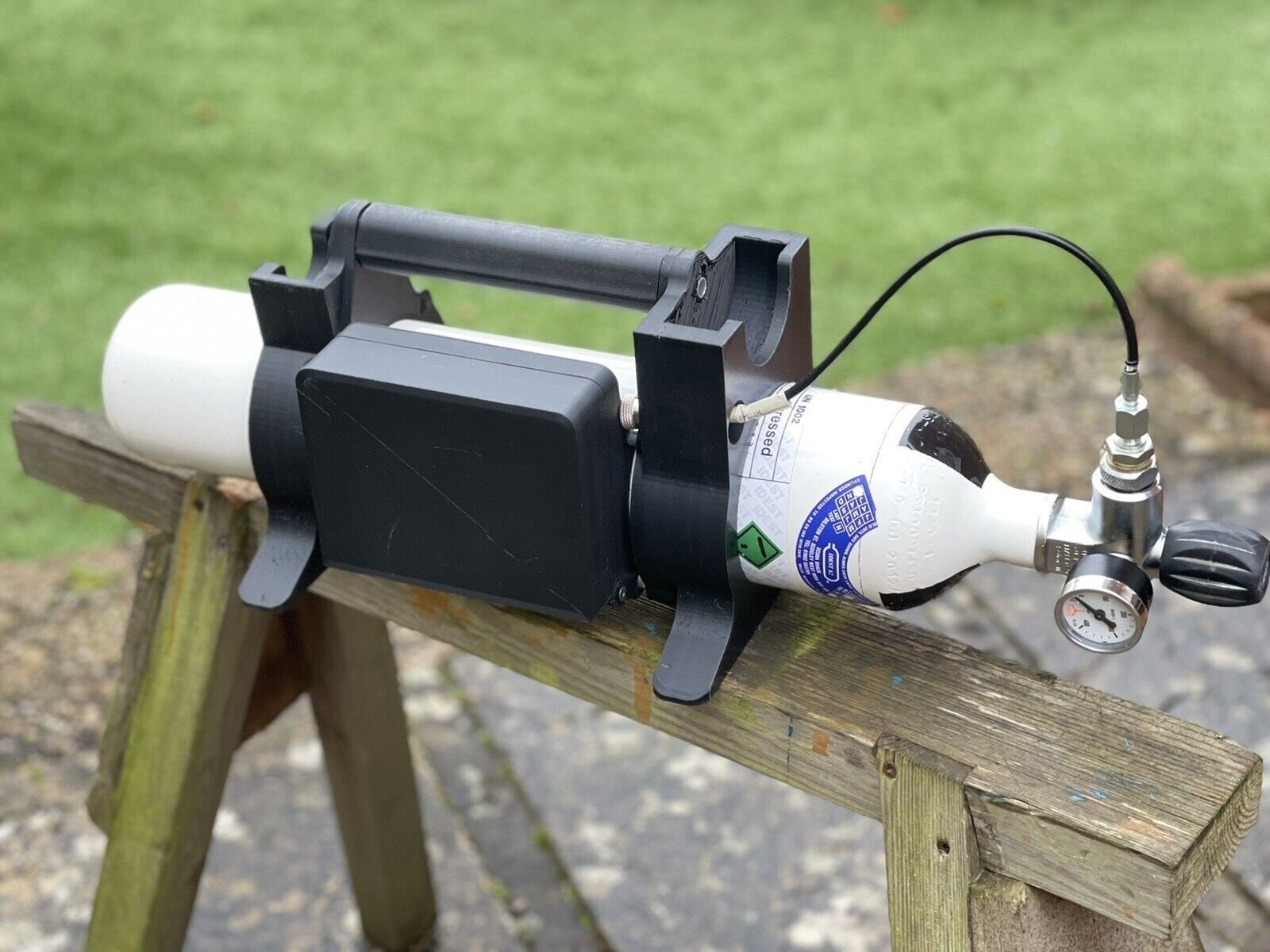 Air Rifle Bottle and Pellet Carrier With Holder for Accessories in ...