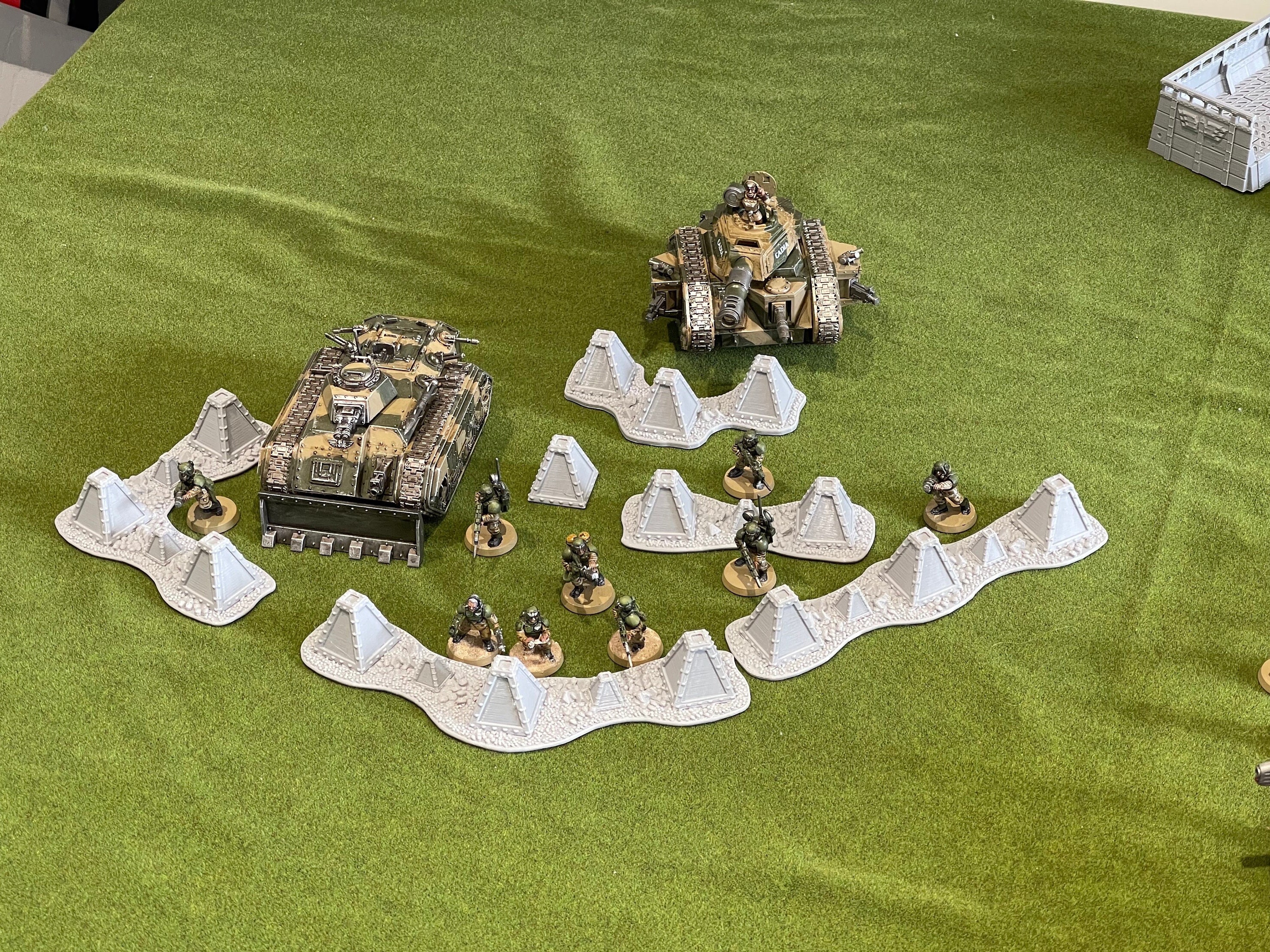 6 Pack of Tank Traps Dragons Teeth Terrain Scenery Warhammer 40k - Etsy