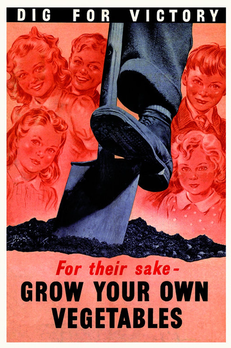 WW2 Poster - Dig for Victory (full Size A1) - Etsy