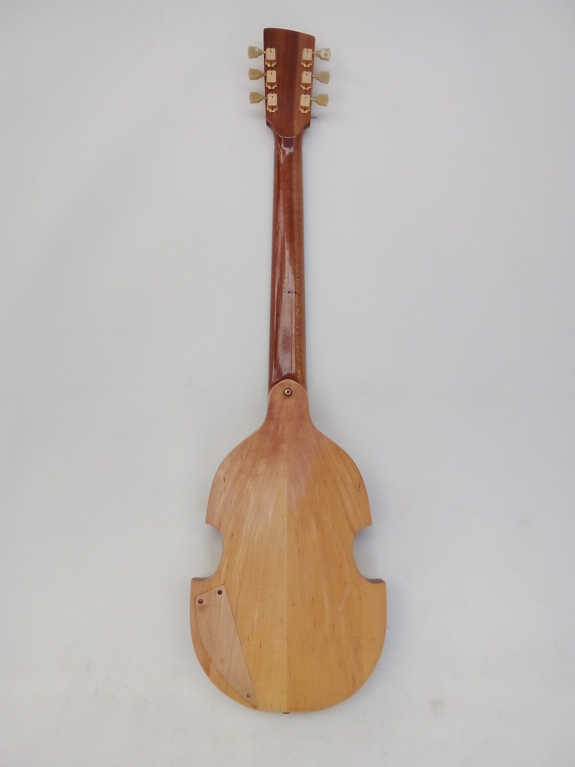 Reclaimed Wood Semiacousticfretless Guitar Gibson Pickup Walnut Arm ...
