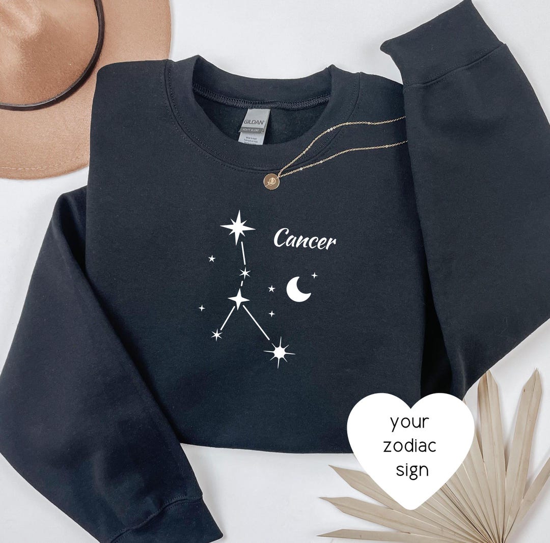 Celestial Sweatshirt, Zodiac Sign Sweater, Astrology Sweatshirt ...