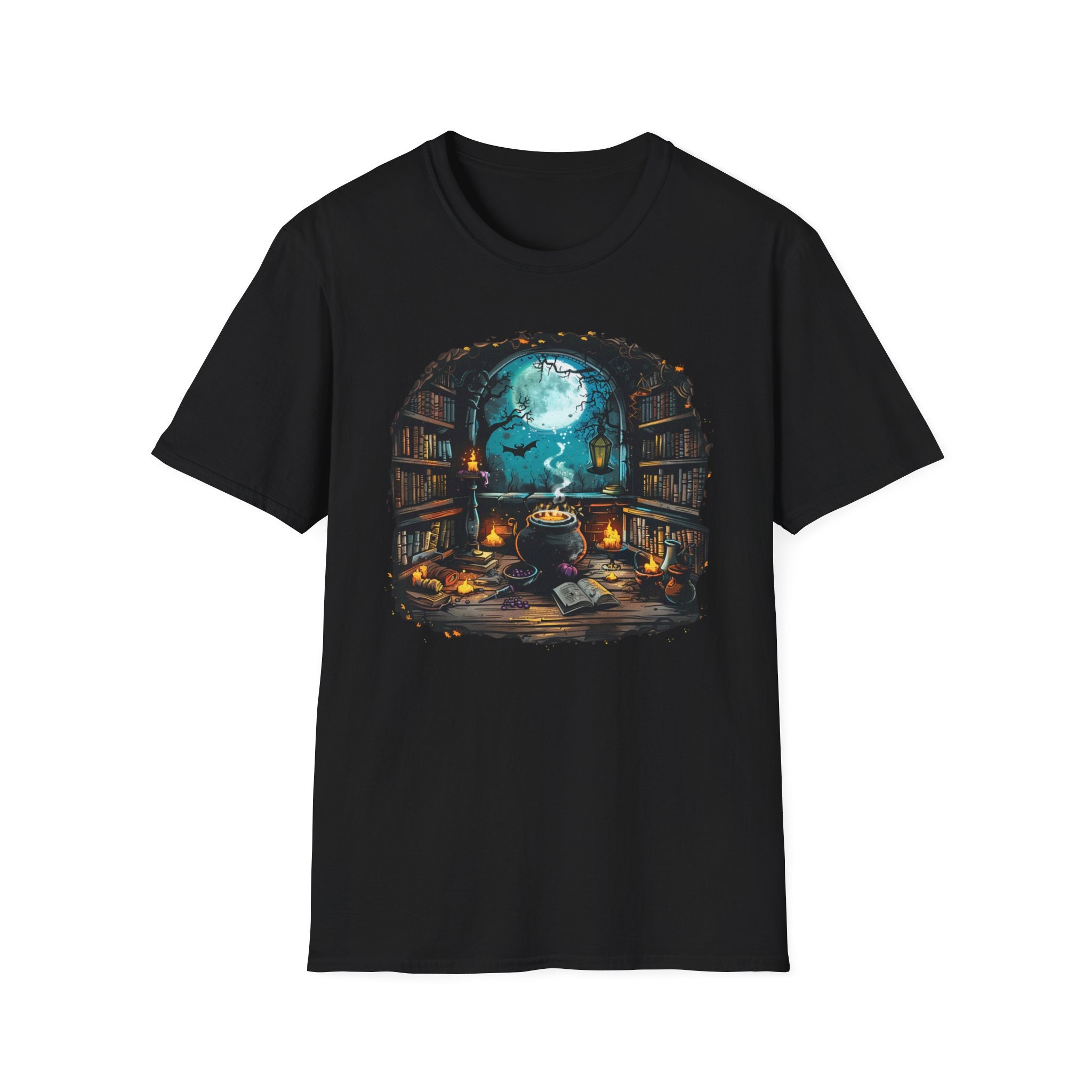 Stylish Witch Tee - Gildan Softstyle T-shirt - Cauldron - Cool Gift ...