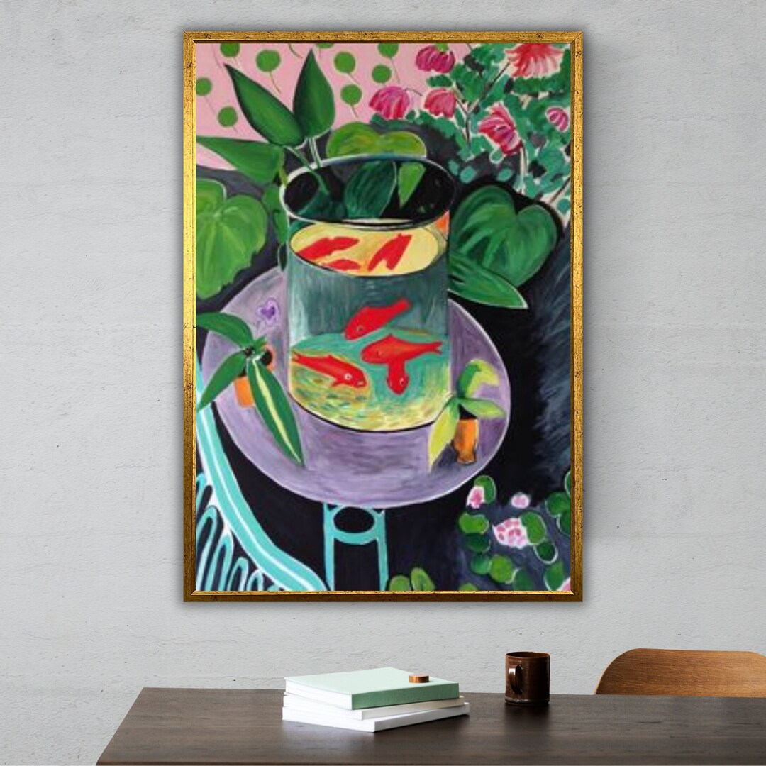 Henri Matisse Canvas Wall Art, Ready to Hang, Modern Abstract Artwork ...