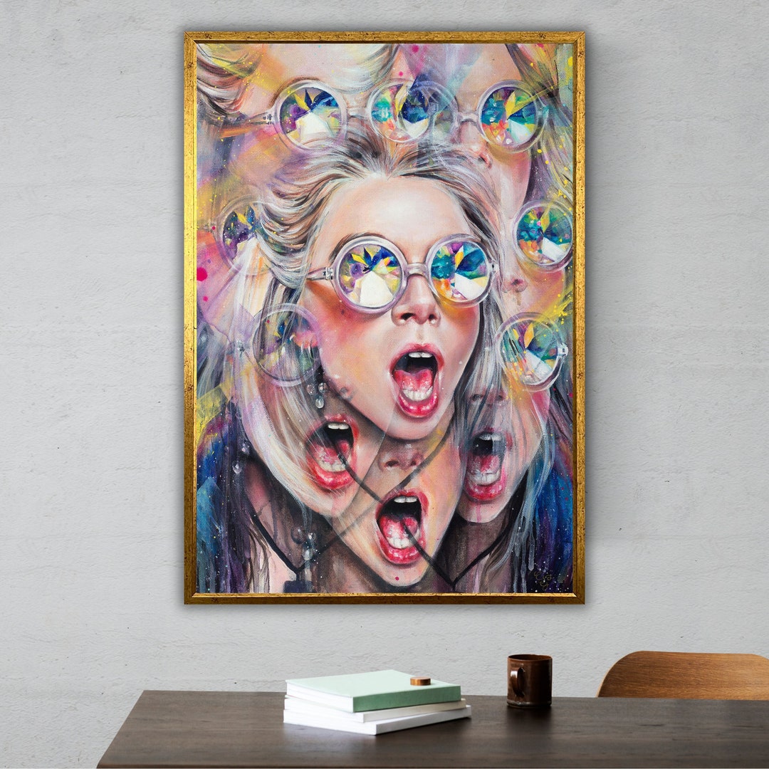Modern Women Canvas Wall Art, Feminine Home Decor, Ready to Hang ...