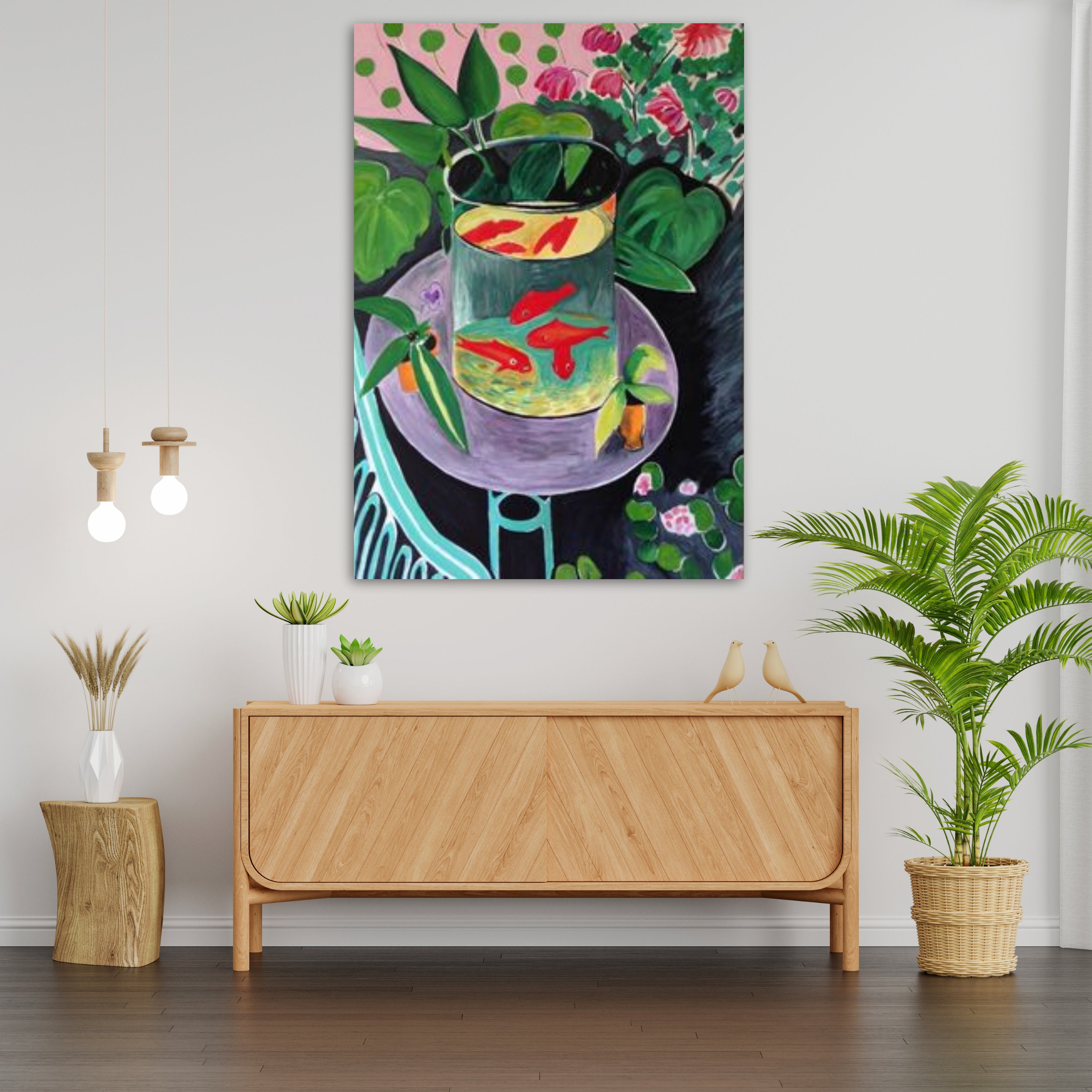 Henri Matisse Canvas Wall Art, Ready to Hang, Modern Abstract Artwork ...