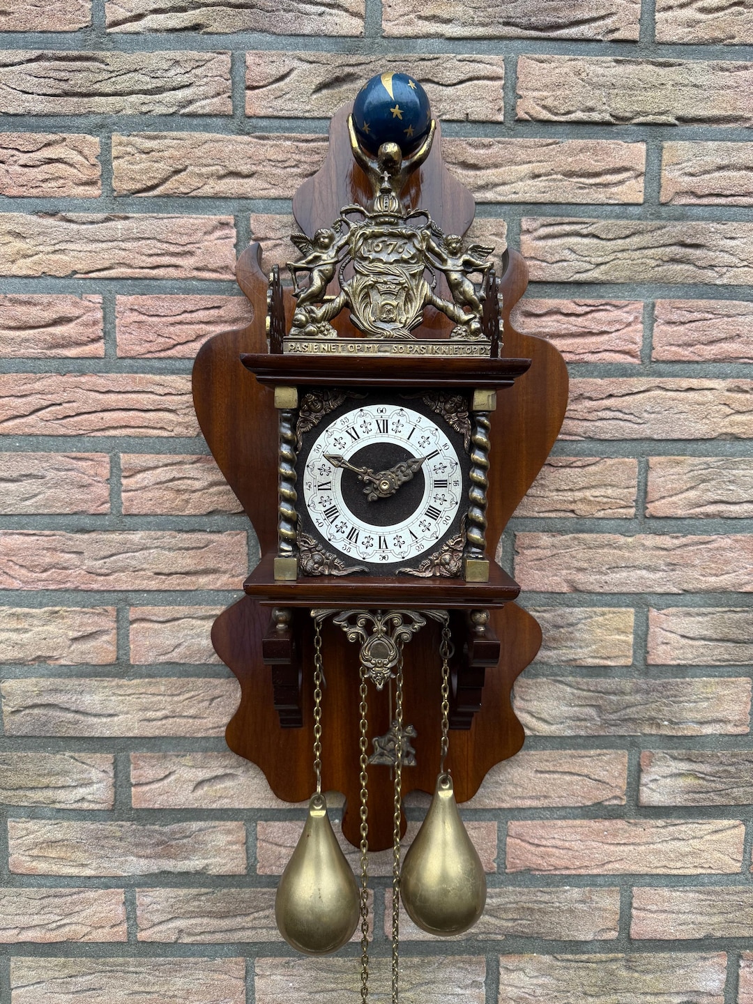 Special Dutch Zaanse Clock From the Orfac Clock Factory in Roden ...