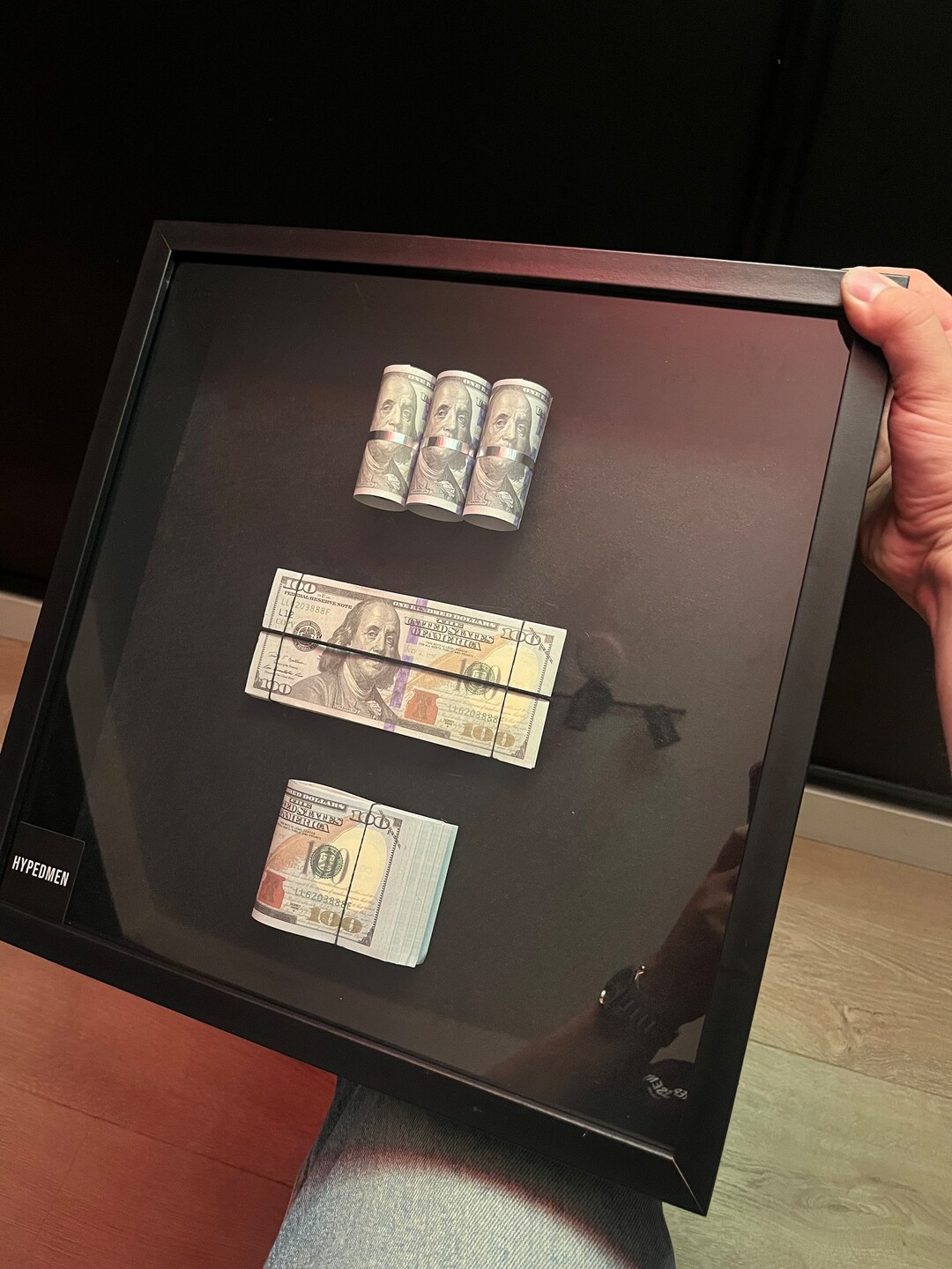 The Triple Money Frame - Etsy